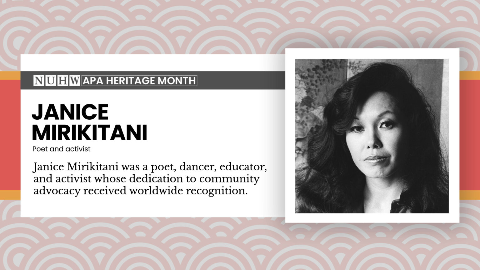Janice Mirikitani – NUHW