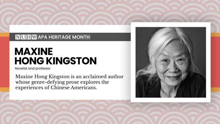 Maxine Hong Kingston – NUHW