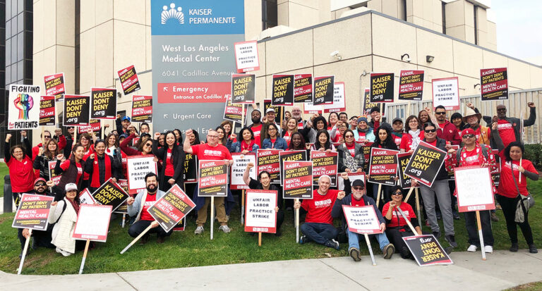 Kaiser mental health professionals on strike – NUHW