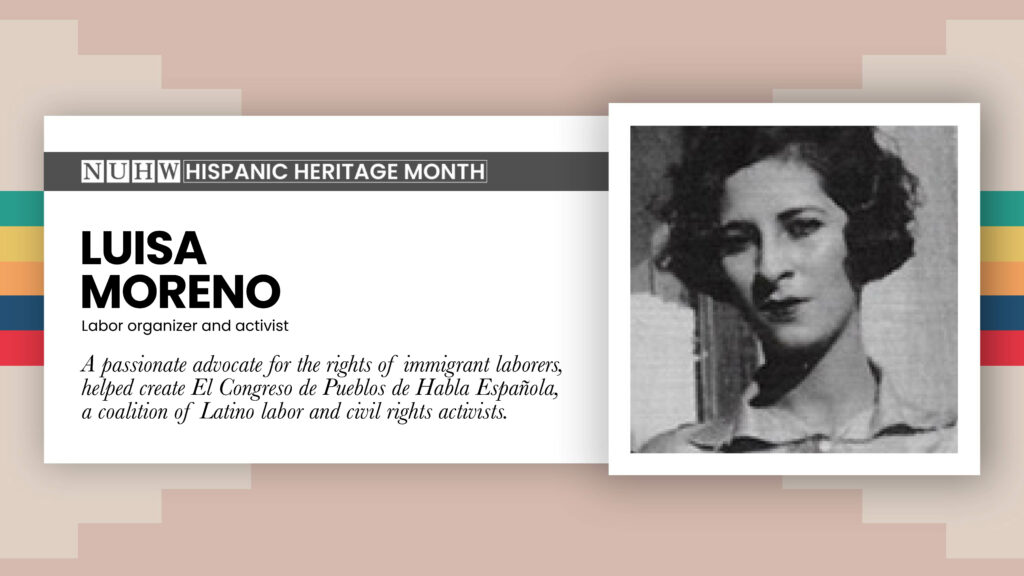 Luisa Moreno – NUHW