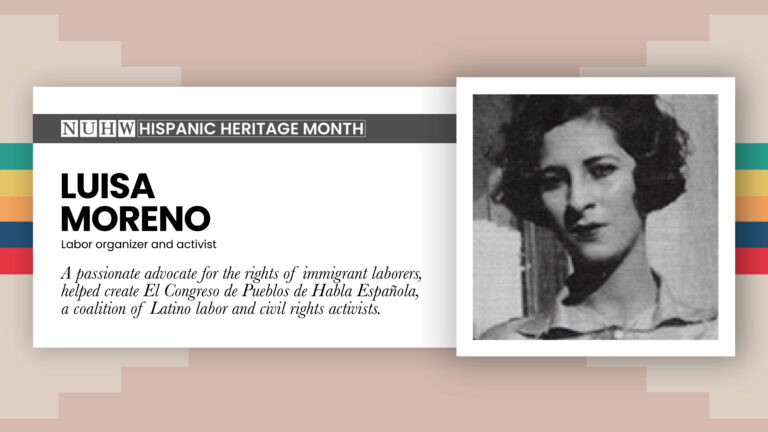 Luisa Moreno – NUHW