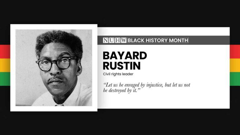 Bayard Rustin – NUHW
