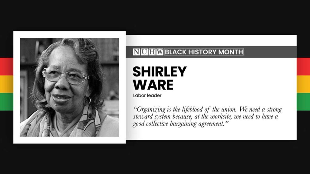 Shirley Ware – NUHW