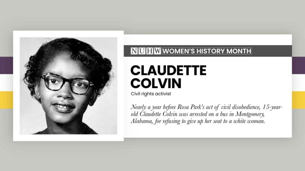 Claudette Colvin – NUHW