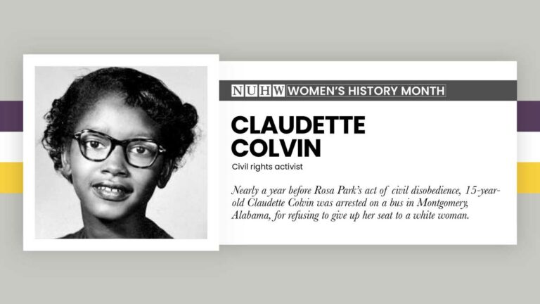 Claudette Colvin – NUHW
