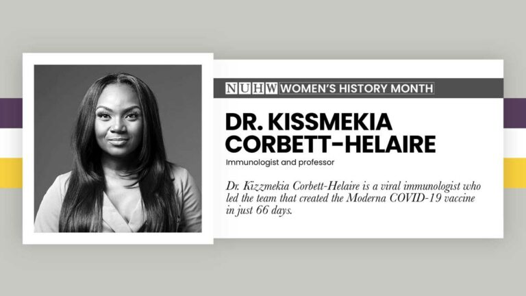 Dr. Kizzmekia S. Corbett-Helaire – NUHW
