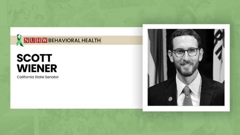 Senator Scott Wiener – NUHW
