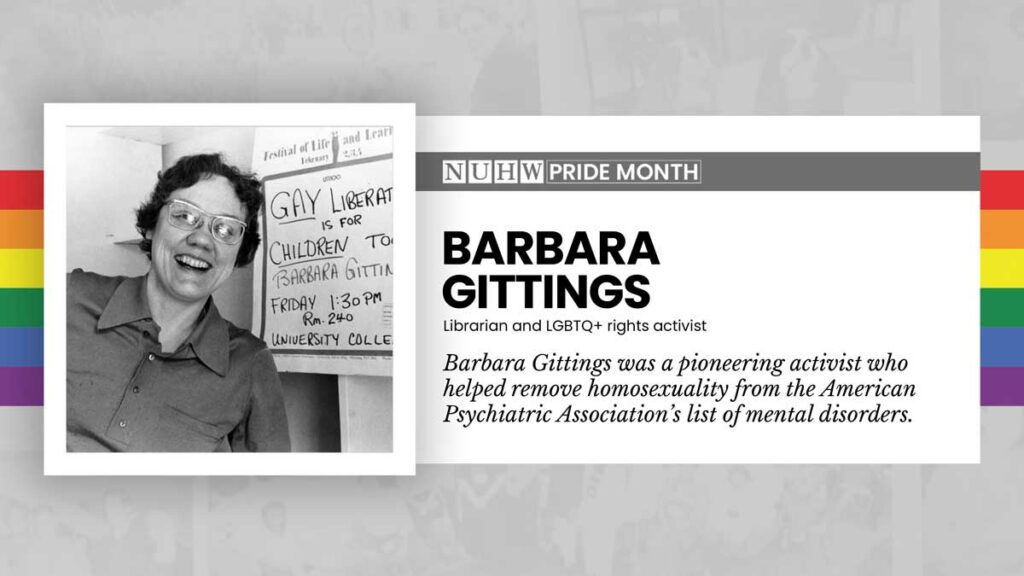 Barbara Gittings – NUHW